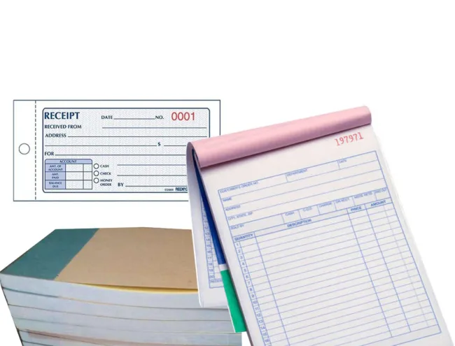 Receipt Booklet - Smart Source Solution